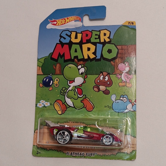 Toys | Hotwheels Super Mario Flathead Fury | Poshmark